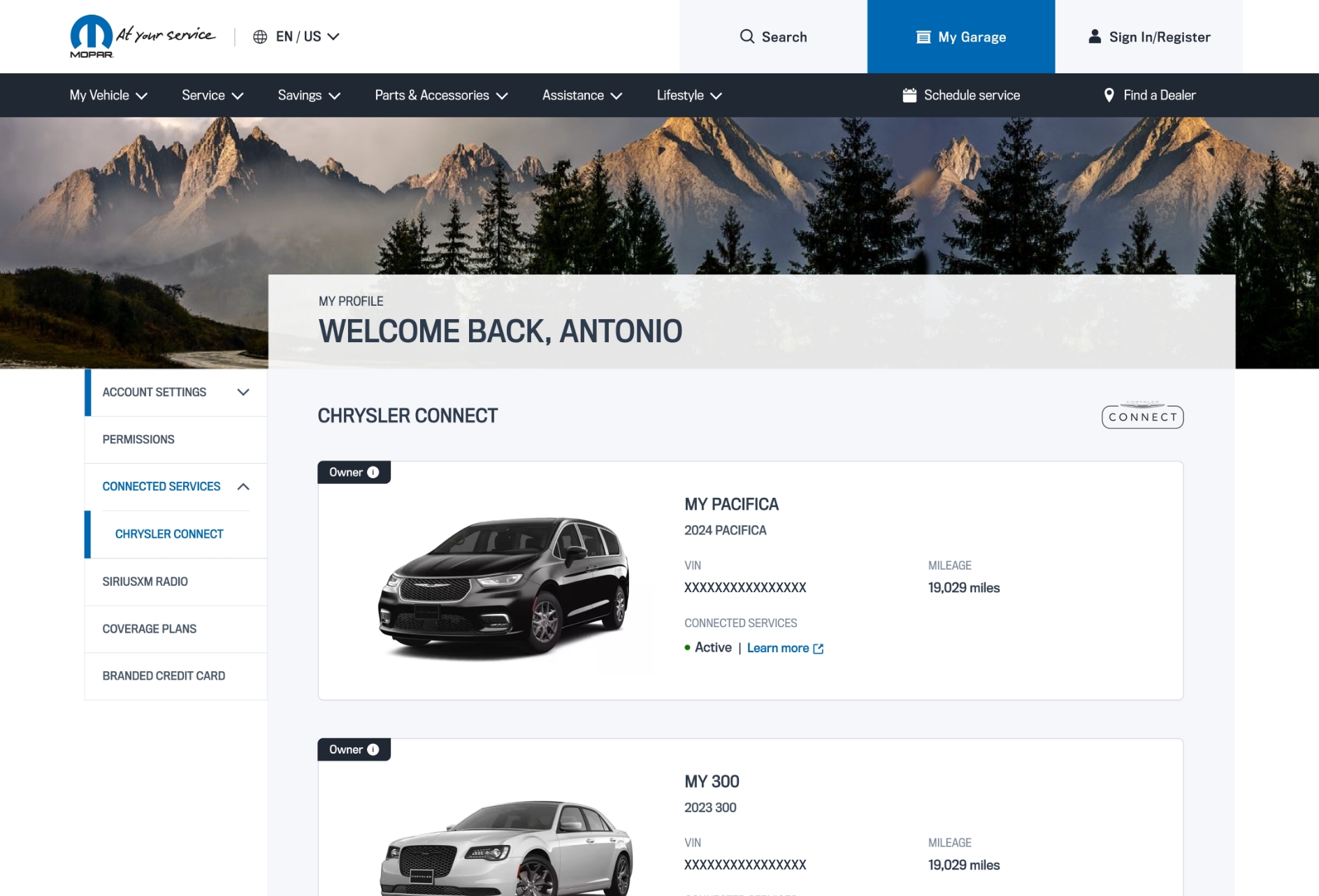 Chrysler Service, Parts & Accessories | Official Mopar® Site