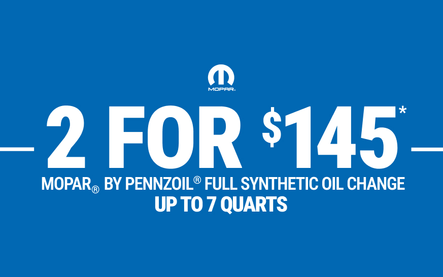 Oil Services & Exclusive Offers | Mopar® Certified Service